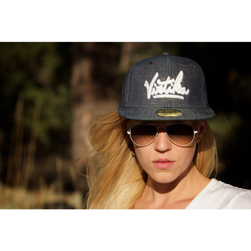 Snapback Cap black script – Virtika Outerwear Europe